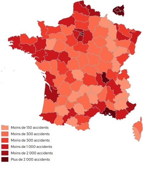 News Archive: Road Accident Map of France | French-Property.com