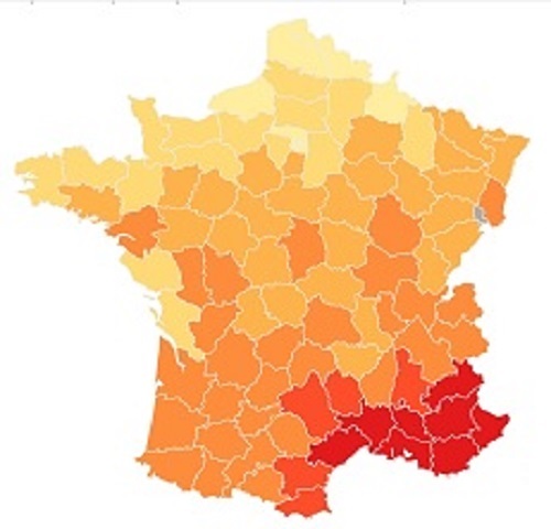 News Archive: The Sunniest Departments in France 2017 | French-Property.com